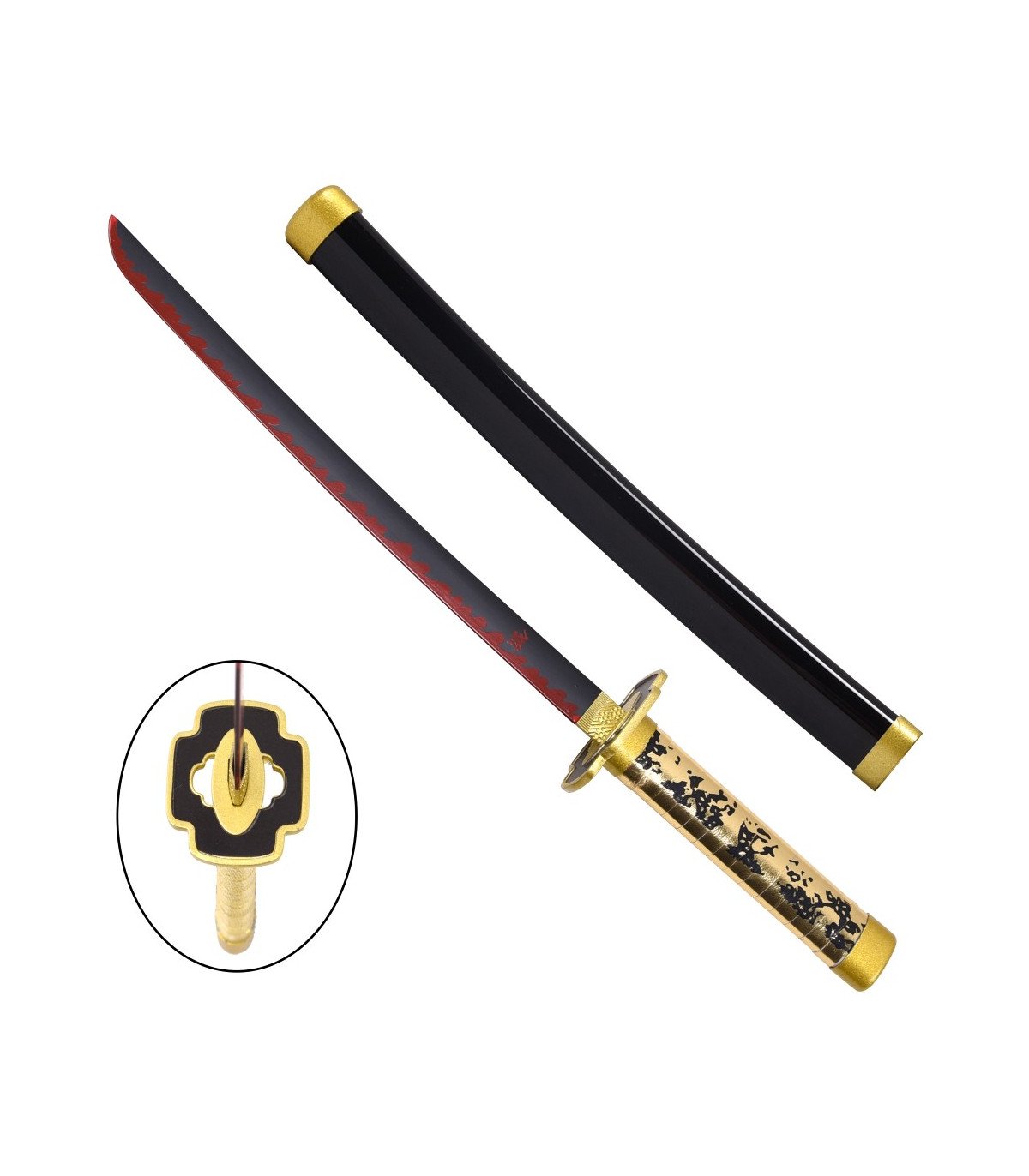 Demon Slayer Miniature Katana Yoriichi Tsugikuni 43 Cm Réplique