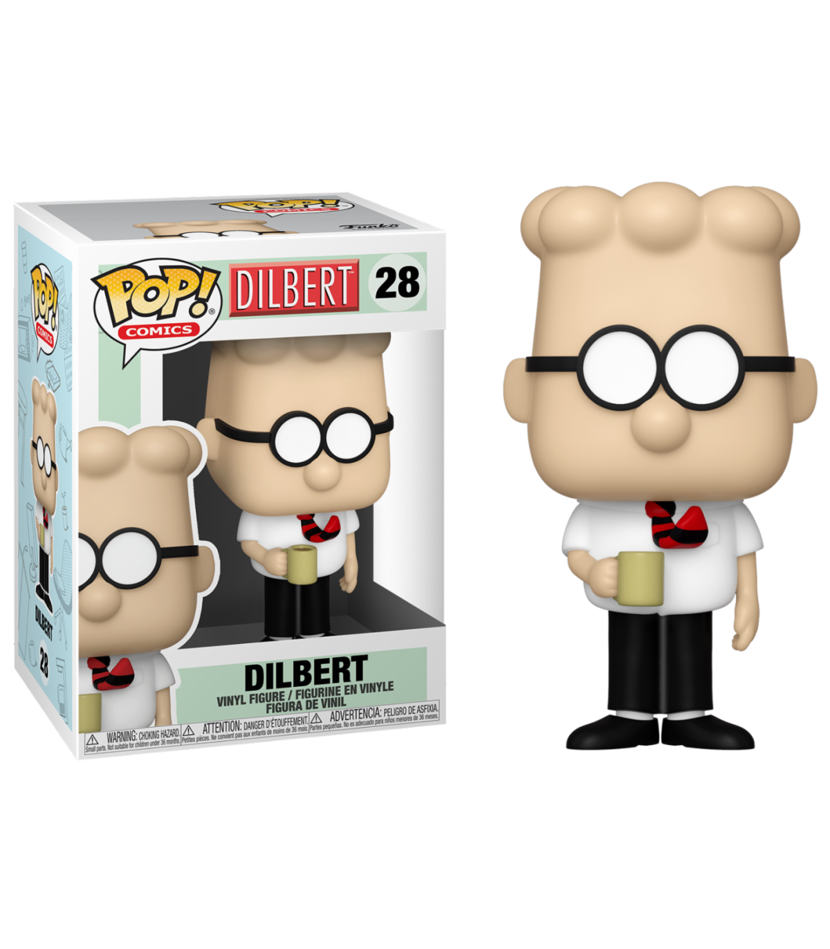 DILBERT - FIGURINE POP N° 28 - DILBERT