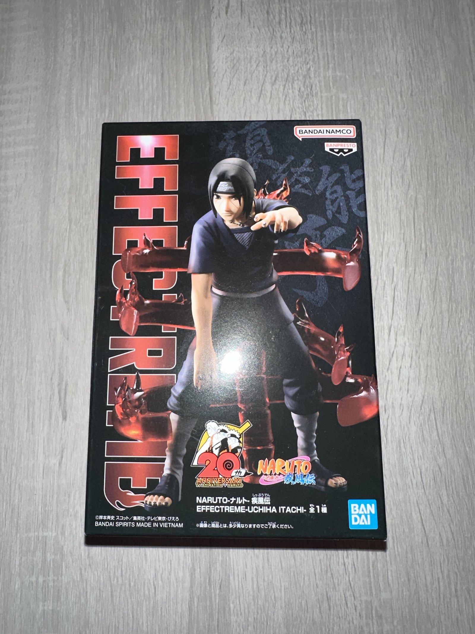 Naruto Shippuden Itachi Uchiha Effectreme Figurine Banpresto